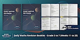 👉 Daily Maths Revision Booklet - Grade 3 to 5 (Weeks 1 to 10)