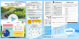 Year 3 Language Conventions Forming the Progressive Tense Lesson