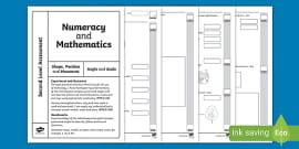 Second Level (P5) Baseline Maths Assessment test