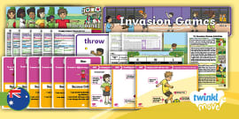 Move PE Year 2 Invasion Games Unit Pack (teacher made)