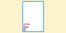 FREE! - Simple Blank Skeleton Page Border | Page Borders | Twinkl