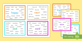 Shades of Meaning: Synonyms Cut and Paste Activity