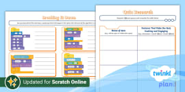 Computing: Coding with Scratch: Ready, Steady, Go! Year 4