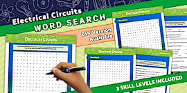 Electrical Circuits Word Search