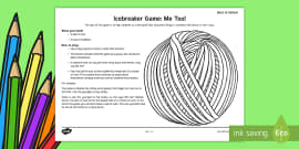 Getting to Know You: Name Game Icebreaker Activity Pack