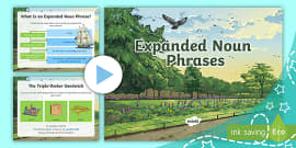 Describing Places Using Expanded Noun Phrases Activity