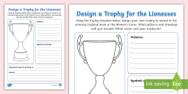 Design a Trophy Competition Activity Sheet (teacher made)