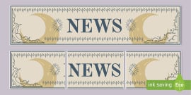 * NEW * Celestial-Themed Star Work Display Banner - Twinkl