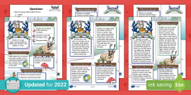 All About Reindeer - Reindeer Facts PowerPoint - KS1