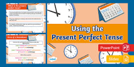Mark My Work! Present Perfect Tense Activity (teacher made)