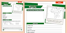 KS2 Nigeria Fact Cards