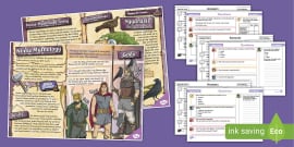 Viking Mythological Creature Matching Cards (teacher made)