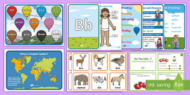 FREE! - Learn English Display Pack (teacher made) - Twinkl