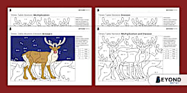 👉 Maths Colour by Number worksheets KS3 | Beyond Maths
