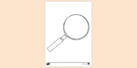 Magnifying Glass Craft Template | Display | Twinkl - Twinkl