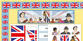 British Values Colouring Sheet,British Values - Twinkl