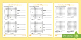 Year 3 Easter Bunny Grid Coordinates Worksheet / Worksheet - Australia ...