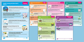 Weekly Learning Activities Pack Week 1 Age 5-6 - Twinkl