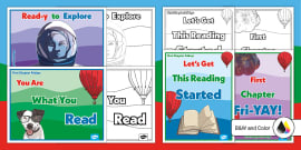 First Chapter Fridays Poster (teacher made) - Twinkl