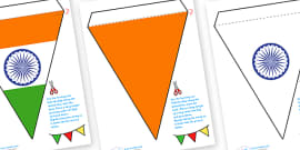 India Flag Bunting (teacher made)