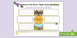 "Flight of the Bumblebee" Music Activity Sheet – Twinkl USA