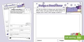 Design a Bedroom Activity Sheet (teacher made) - Twinkl