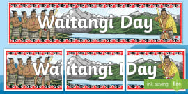 Waitangi Day Bunting (teacher made) - Twinkl