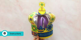 Royal Crown Craft - King Charles III Crafts - Twinkl