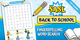 SASL Pronouns Word Mat