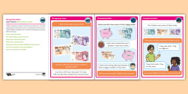 Money Notes Recognition Worksheet (teacher made) - Twinkl