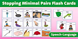 /ch/ vs /t/ Minimal Pair Snap Cards - SALT Resources