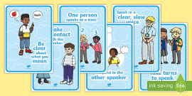 Speaking Frames KS2 Poster | Speaking and Listening | Twinkl