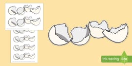 Small Easter Egg Cut-Outs (teacher made) - Twinkl