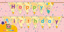 FREE Cocomelon Graduation Bunting | Twinkl Resources USA