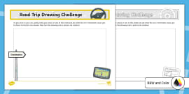 Road Trip Draw Your Ideal Campground for 3rd-5th Grade