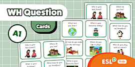 Wh- Question Cards