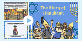 The Story of Hanukkah PowerPoint - Teaching Resources Twinkl