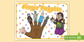 Jungle Animals Finger Puppets (teacher made) - Twinkl