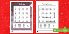 Nativity Code Breaking Worksheet / Worksheets