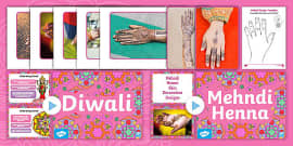 EYFS Mehndi Henna Photo PowerPoint (teacher made)