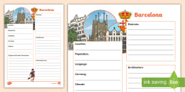 My City Fact File (teacher made) - Twinkl