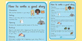 How To Write A Good Story - Narrative Writing KS2 Checklist