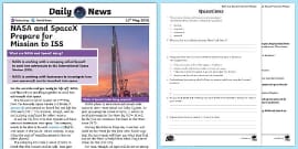 FREE! - KS2 NewsRoom Space News For Kids: NASA Trial Life on Mars
