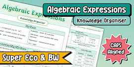 Grade 9 Investigation on Algebraic Expressions