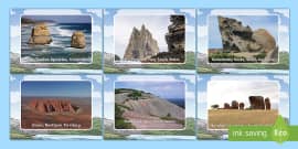 Weathering, Erosion and Deposition Display Poster - earth and space science