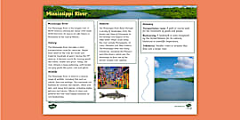 River Thames Fact File (teacher made) - Twinkl