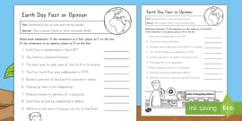 Fact vs. Opinion Activity (teacher made) - Twinkl