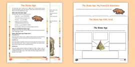 Stone Age Word Cards (teacher made)