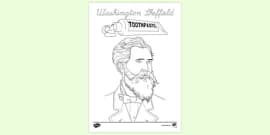 FREE! - Washington Sheffield (Closed Eyes) Colouring Sheet