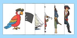Pirate Stick Puppets (teacher made)